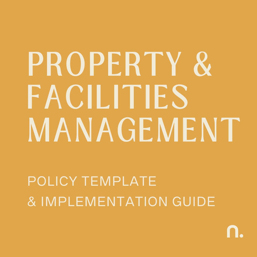 Property and Facilities Management Policy | Not-for-Profit | Neat ...