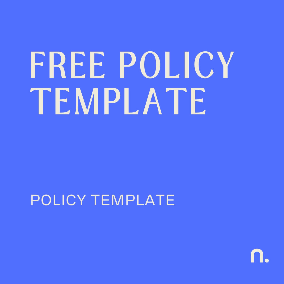 Free Policy Template for Community Organisations | Nonprofit Governance ...